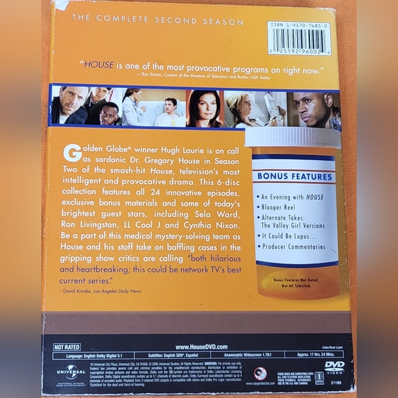 Media | House Md Season 2 Widescreen Dvd Box Set Tv Series Guc | Poshmark